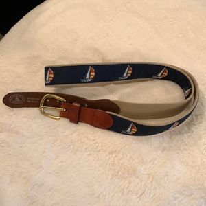 Accessories | Vintage Nautical Belt Sailboats Essex Ct Leatherman ...